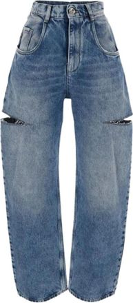 Maison Margiela Femme, Jeans, Bleu, Taille: 34 FR Jean en denim ajour&eacute;