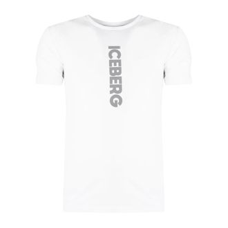 Iceberg T-shirt col rond - Homme - Tops - Blanc - Taille: L