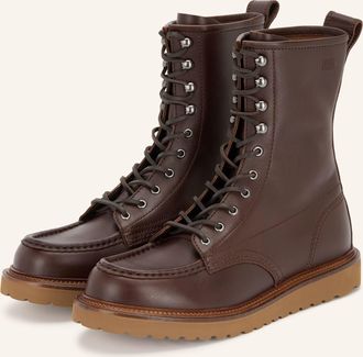 HUGO BOSS Schn&uuml;rboots Keaton braun