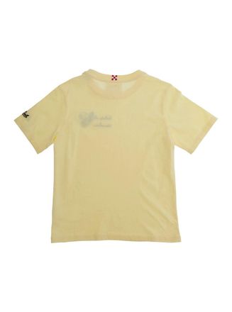 MC2 Saint Barth Boys T-Shirt With Snoopy Print, Yellow T-Shirts And Polos