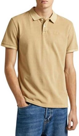 Pepe Jeans London New Oliver Gd Polo Homme, Beige (Base Beige), L