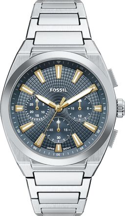 Fossil Uhr Fossil Everett FS6154 Silberfarben