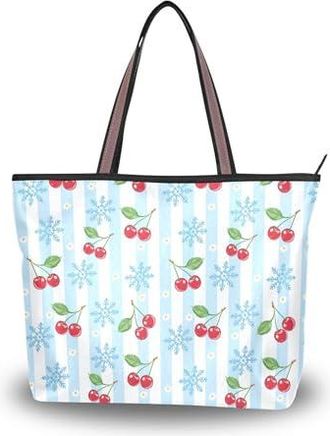 Alaza Grand sac fourre-tout, sac à bandoulière pour femme, sac à main décontracté, sac à main décontracté de grande capacité, sac de courses avec poches zip