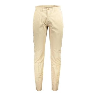 Harmont & Blaine Homme, Pantalons, Beige, Taille: XL Pantalon Chinos en Coton Beige