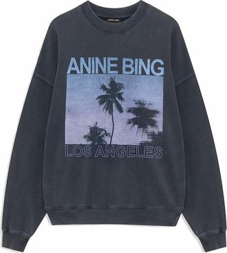 Anine Bing Femme, Sweatshirts et sweats &agrave; capuche, Gris, Taille: 40 FR Harvey SweaT-shirt