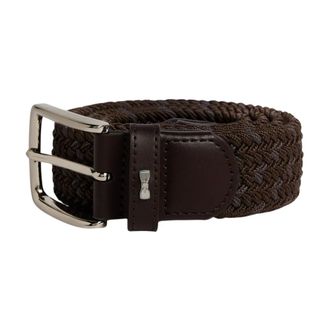 Eden Park Homme, Accessoires, Brun, Taille: 110 CM Ceinture tress&eacute;e &eacute;lastiqu&eacute;e
