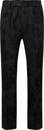 Drykorn Chino Garona mit floralem Glanzmuster, Relaxed FIt in