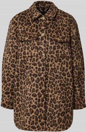 Pieces Oversized Hemdjacke mit Umlegekragen Modell SAGA