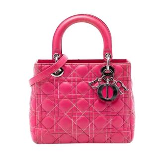 Dior Sac &agrave; main Lady Dior Pre-owned - Femme - Pre-owned - Rose - Taille: ONE Size