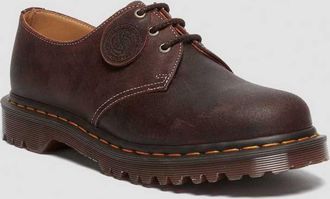 Dr. Martens 1461 Wax Commander Leder Oxford Schuhe in Braun, Größe: 36