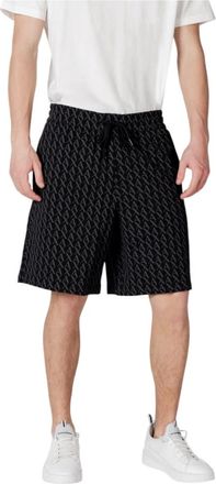 A|X Armani Exchange Homme, Shorts, Noir, Taille: 2XL Shorts Bermuda sportifs pour hommes