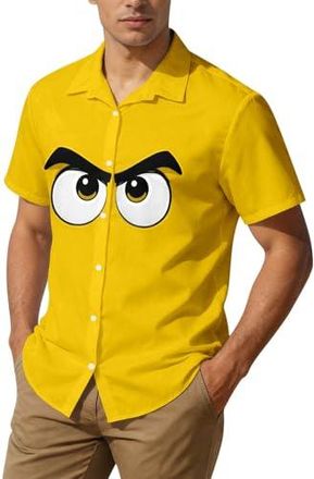 Generico T-shirt pour homme - Carnaval & Fasching - Monstre coquine - Grandes dents effrayantes - Chemise d&eacute;t&eacute; &agrave; manches courtes - Chemise d&eacute;contract&eacute;e pour ho