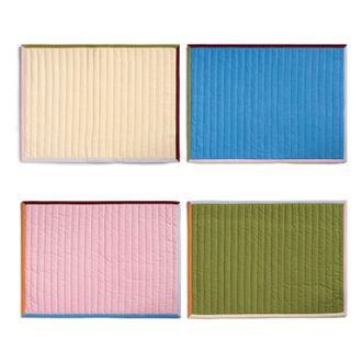 &Klevering Sets de table matelass&eacute;s Stitch - Set de 4 &Klevering