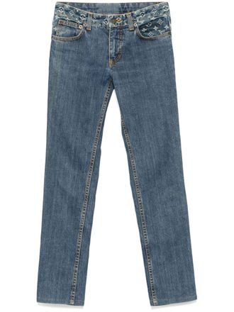Louis Vuitton jean à motif monogrammé (2006) - Bleu