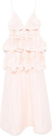 Zimmermann Tiered Lace Maxi Dress