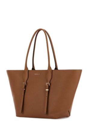 Michael Kors Womens Caramel Leather Moore Shopping Bag Luggage Borse A Mano