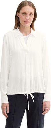 Tom Tailor 1043866 Blouse, 10315-Whisper White, 42 Femmes