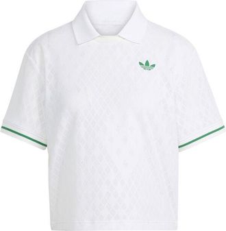 adidas Performance Damen Tennisshirt POLO PRO WMB Cropped Fit
