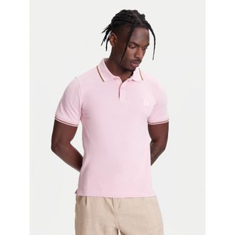 Benetton United Colors Of Benetton Poloshirt 3F9HU302E Rosa Regular Fit