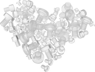 Artibetter 100 St&uuml;ck Transparente M&ouml;bel Pufferschutzpads M&ouml;belsto&szlig;d&auml;mpfer f&uuml;r Schrankt&uuml;ren Ger&auml;uscharme Eckschutzpuffer f&uuml;r K&uuml;chenm&ouml;bel rutschfeste Schutzf&uuml;&szlig;e f&uuml;