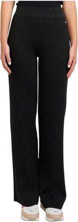 A|X Armani Exchange Femme, Pantalons, Noir, Taille: 44 FR AX Regular Fit Pantalons