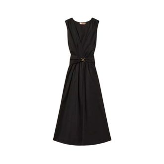 Twinset Damen, Kleider, Schwarzk, XLGr&ouml;&szlig;e