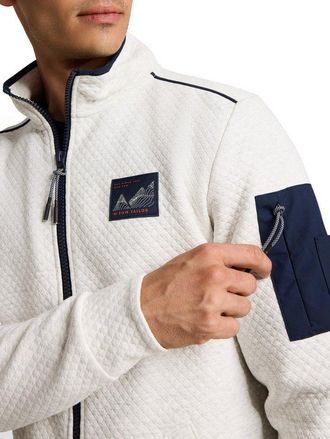 Tom Tailor Sweatjacke Praktischer Stehkragen mit Rei&szlig;verschluss / Sportiver Look