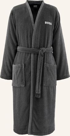 HUGO BOSS Bademantel Edge grau