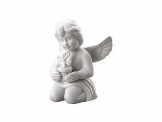 Rosenthal Engel mit Blumentopf Weiss Matt 9999 cm