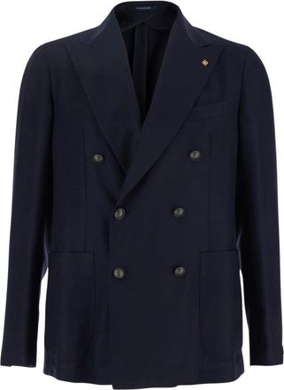 Tagliatore Homme, Costumes, Bleu, Taille: 2XL Montecarlo Double-Breasted Jacket
