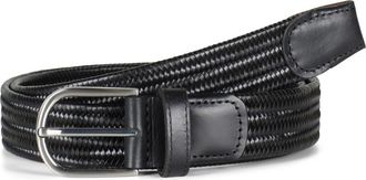 Howard London Asher Geflochtener Stretchg&uuml;rtel - - Accessories - Herren - Schwarzk - 90 CM