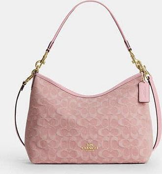 Coach Laurel Schultertasche Aus Signature-Denim