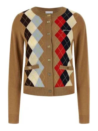 Ganni Cardigan - Beige