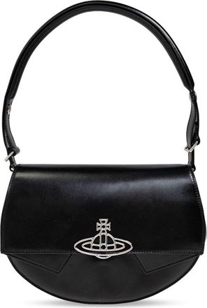 Vivienne Westwood Schultertasche mit Orb-Print - Schwarz