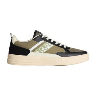 Napapijri Schwarze Mesh-Polyester/Synthetikleder-Sneakers - - Shoes - Herren - Mehrfarbig - 40 EU