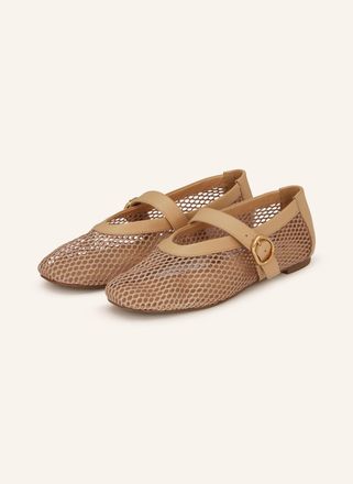 Carrano Carrano Mary-Jane-Ballerinas beige
