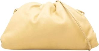 Bottega Veneta Pre-owned Mini Pouch - Femme - Pre-owned - Jaune - Taille: ONE Size