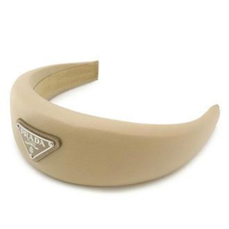 Prada Accessoire Cheveux en Tissu Pre-owned - Femme - Pre-owned - Beige - Taille: ONE Size