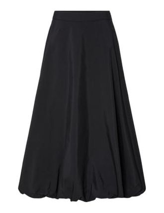 Pieces Pcmauve Hw Ankle Skirt WVN BC, Noir, S