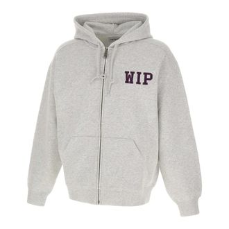 Carhartt Work in Progress Hooded Mini WIP Sweat Jacket - - Sweatshirts & Hoodies - Herren - Grau - XL