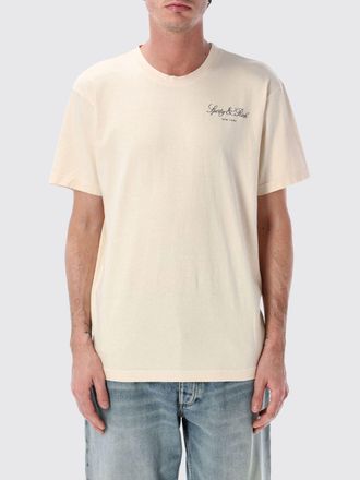 Sporty & Rich T-Shirt Homme couleur Beige