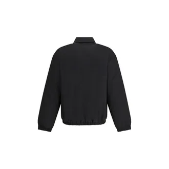 Prada Mens Black Recycled Polyamide Full-Length Jacket Clothing