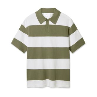 Axel Arigato Gestreiftes Polo-T-Shirt - - Tops - Herren - Gr&uuml;n - XL