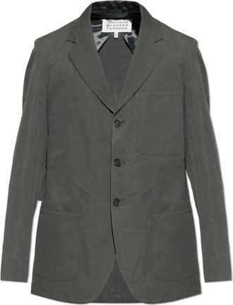 Maison Margiela Homme, Vestes, Gris, Taille: M Blazer &agrave; simple fente