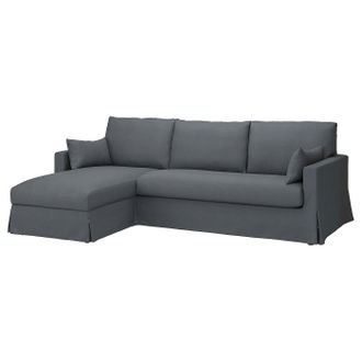 IKEA HYLTARP Bezug 3er-Sofa+Récamiere links