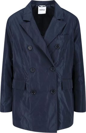 Aspesi Doppelreihiger Blazer - Blau