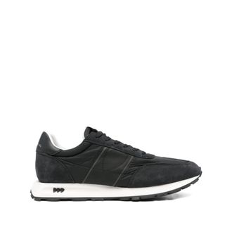 Philippe Model Schwarze Schn&uuml;rschuhe mit Flacher Sohle - - Shoes - Herren - Schwarzk - 40 EU