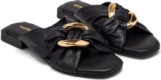 Gioseppo Damen Killingly Flache Sandale, Schwarz, 37 EU