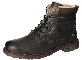 Mustang Jeans Herren Stiefelette Schn&uuml;rboot mit Warmfutter 4201-602, Gr&ouml;&szlig;e:42 EU, Farbe:Grau