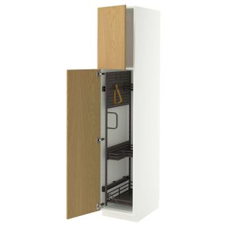 IKEA METOD Hochschrank mit Putzschrankeinr